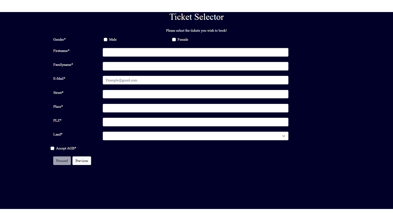 Code Sample | TICKETINO Developer